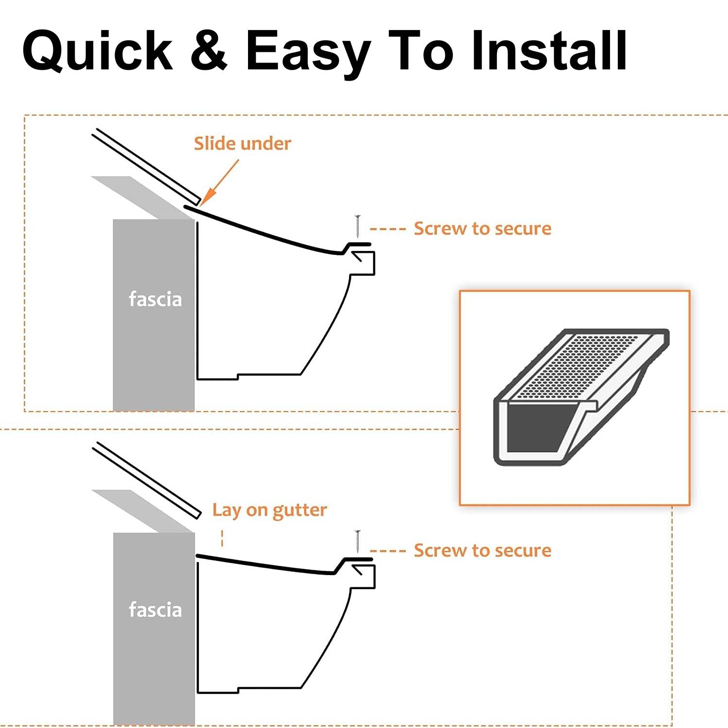 * Rain Gutter Guards - Buy Online | Ireland Wide Delivery